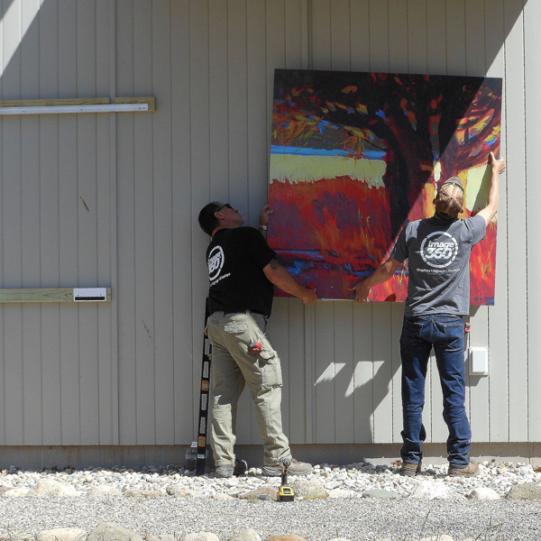 Outdoor Gallery Panel: Ripple - Glen Arbor Arts Center